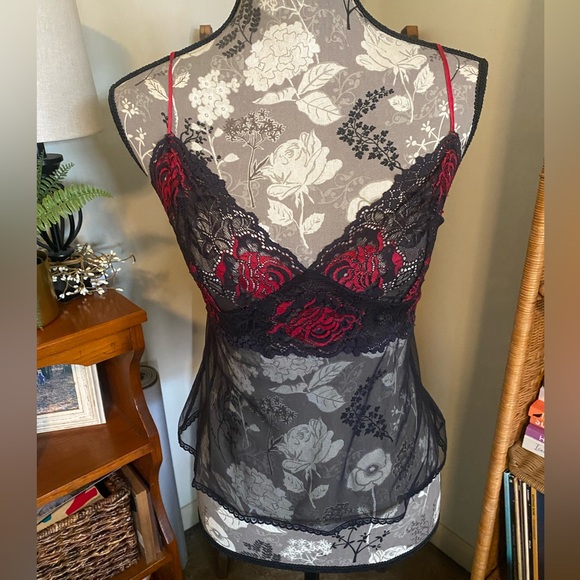 Victoria's Secret | Tops | Vintage Victorias Secret Lingerie Lace Top ...